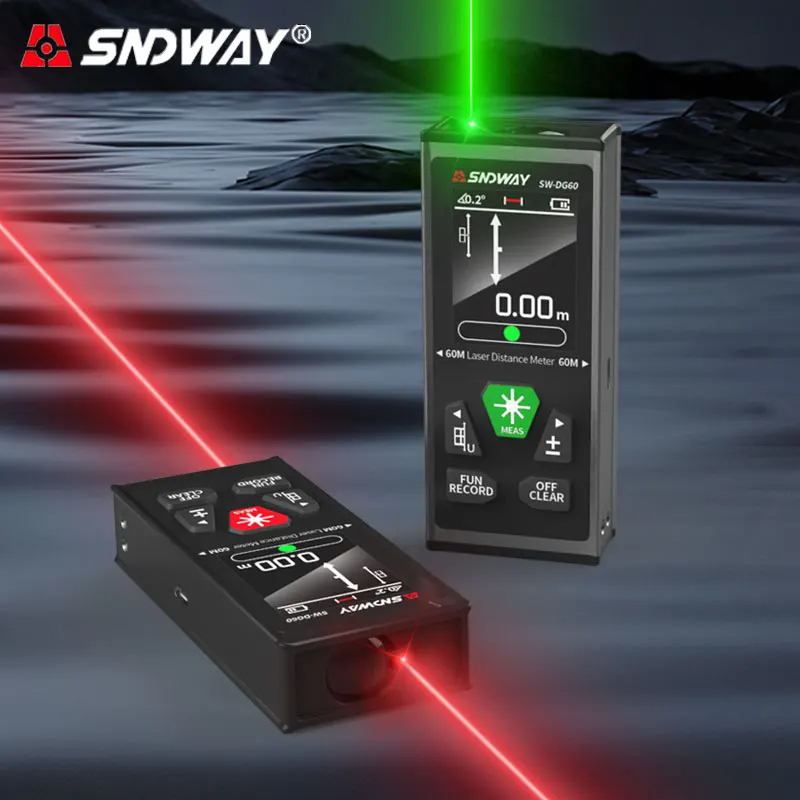 2024 ใหม่SNDWAY Dual Laser Distance Meter การวัดแบบสองทิศทาง ...