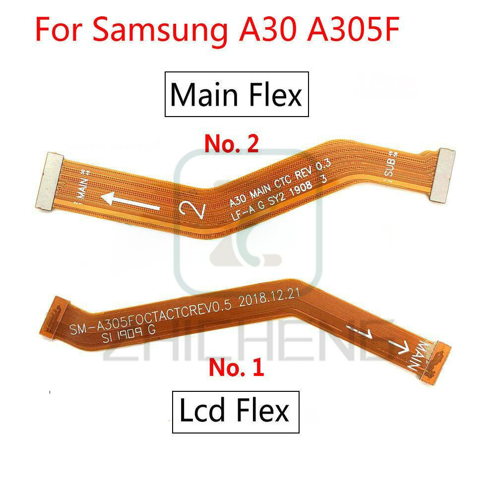 สายแพเชื่อมต่อเมนบอร์ดหน้าจอ LCD สําหรับ Samsung Galaxy A30 A305F SM ...