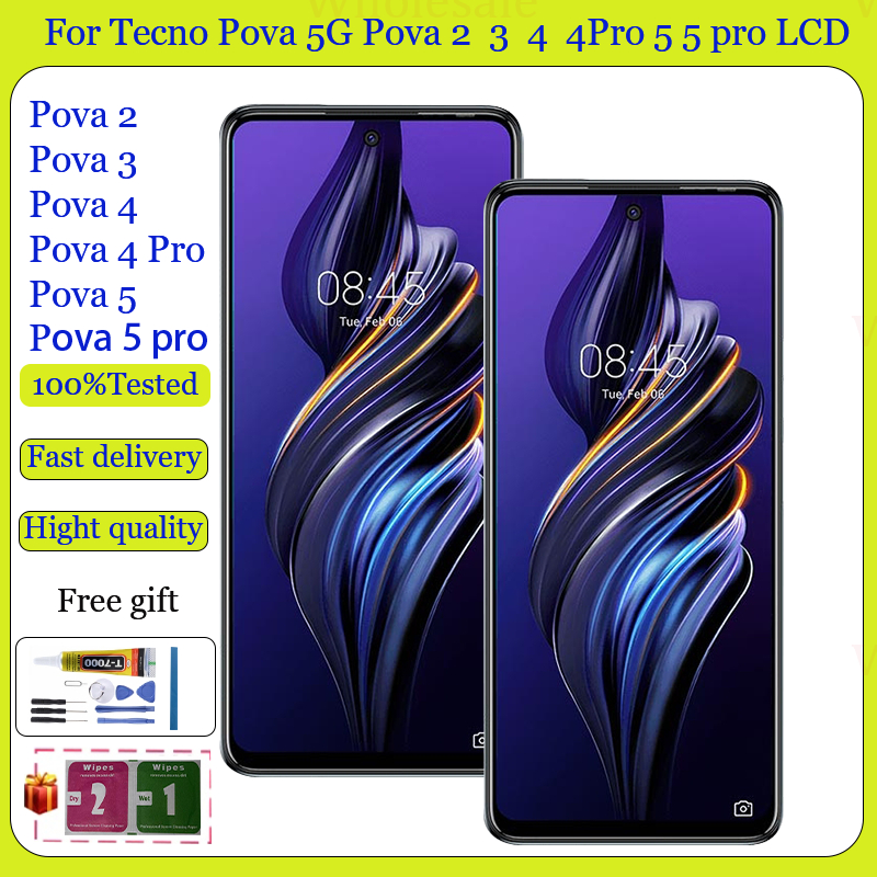 Original Tecno Pova LD7 Pova 5G Pova 2 Pova 3 Pova 4 Pova 4 Pro Pova 5 ...
