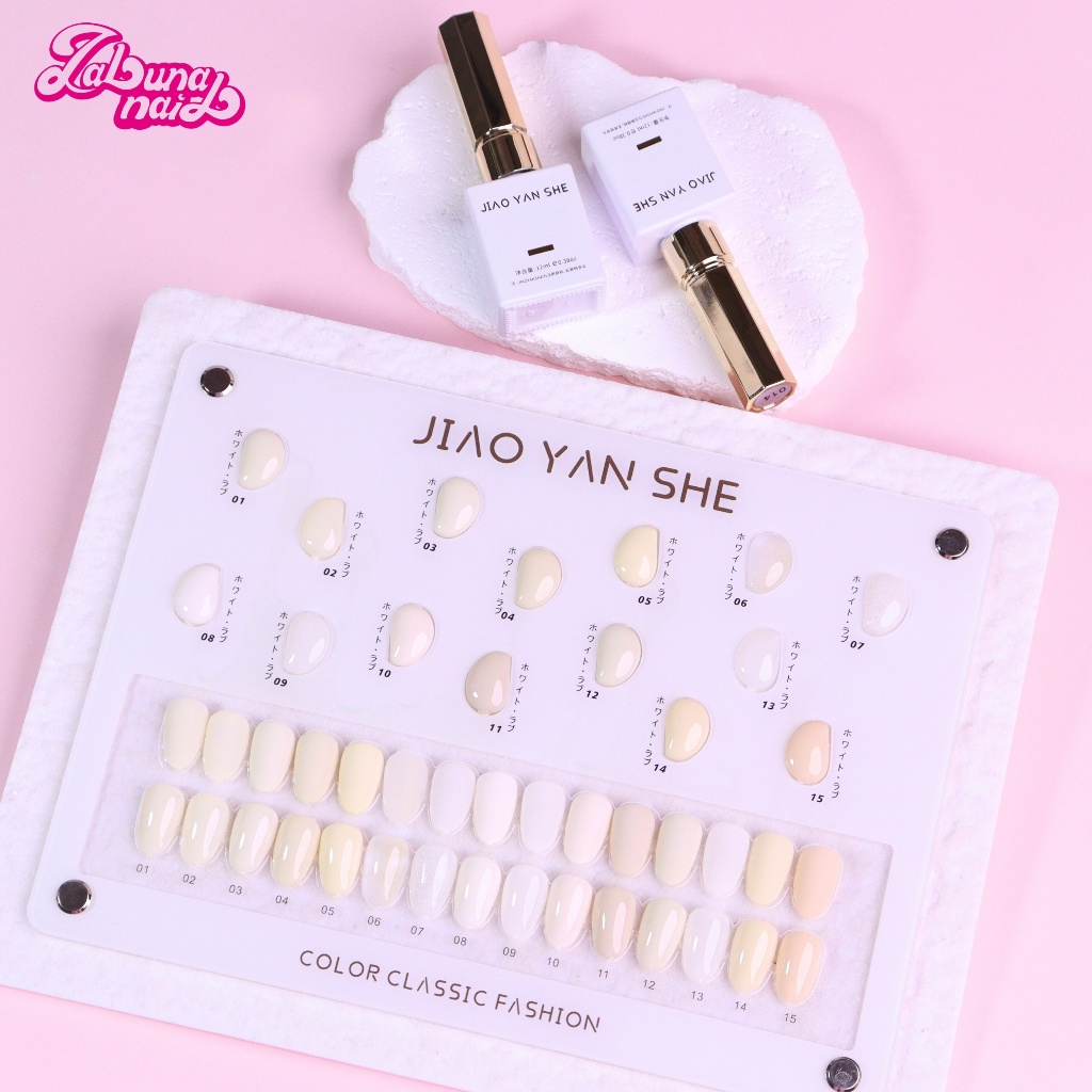 【พร้อมส่ง】JYS 15 สี ชุดยาทาเล็บสีอ่อน แผนภูมิแสดงสีฟรี (JIAO YAN SHE) ใช้สีได้ง่าย | Shopee Thailand