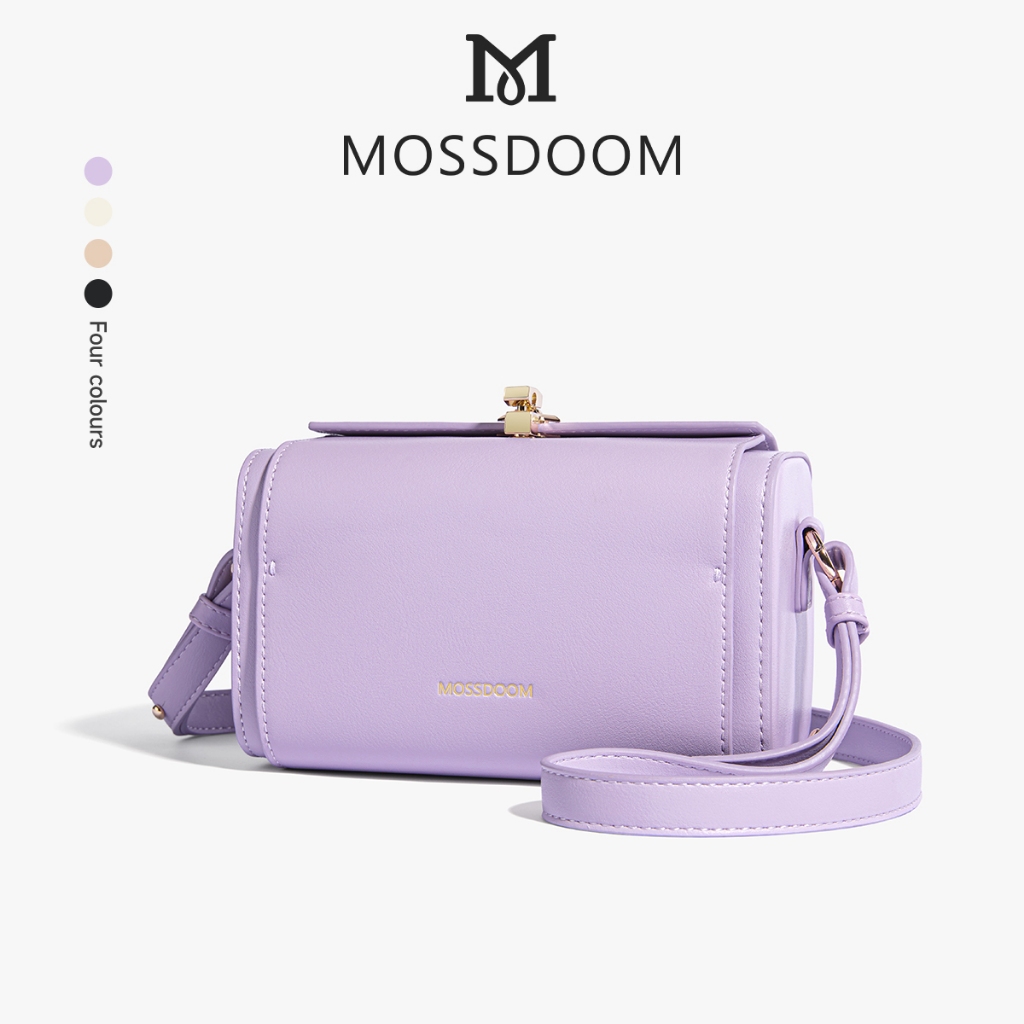 MOSSDOOM Bexley Bag กระเป๋าสะพายไหล่ผู้หญิง ทรงกล่อง เเข็งเเรงทนทาน มัล ...