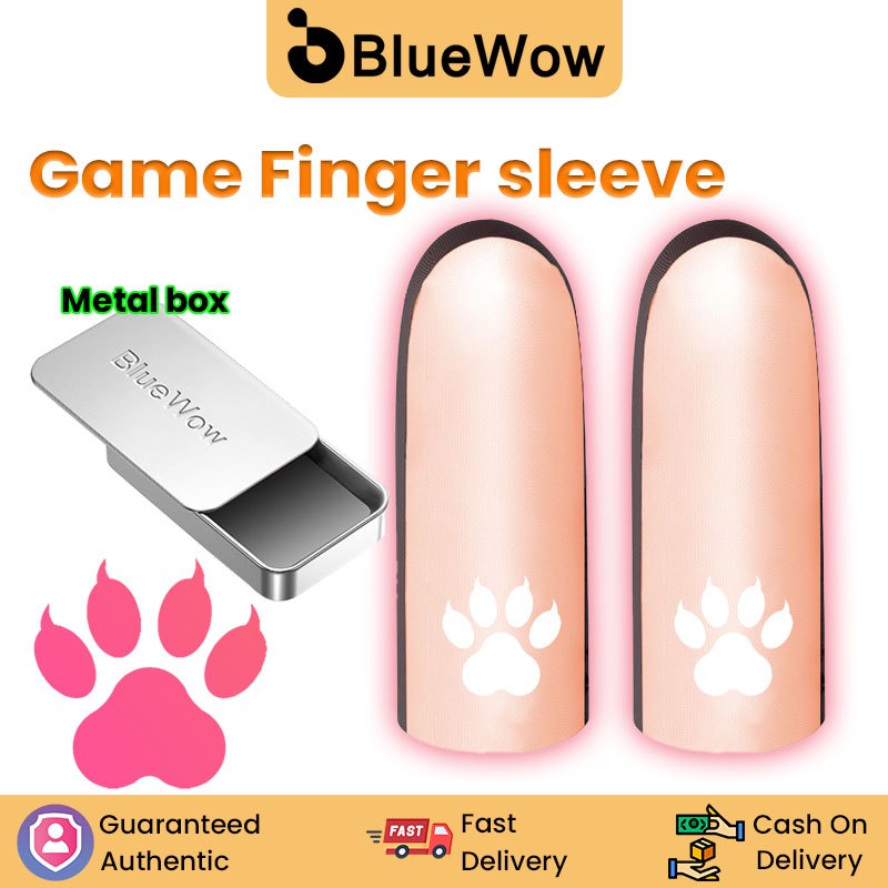 Bluewow สีชมพู Gaming Finger Sleeve เกมมือถือถุงมือสําหรับ PUBG ... Bluewow สีชมพู Gaming Finger Sleeve เกมมือถือถุงมือสําหรับ PUBG ...
