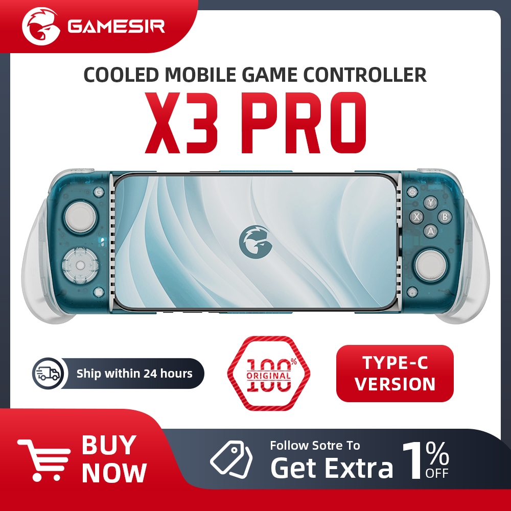เกมแพด Gamesir X3 Pro C-Type สําหรับโทรศัพท์มือถือ, เกมแพดสําหรับ ...