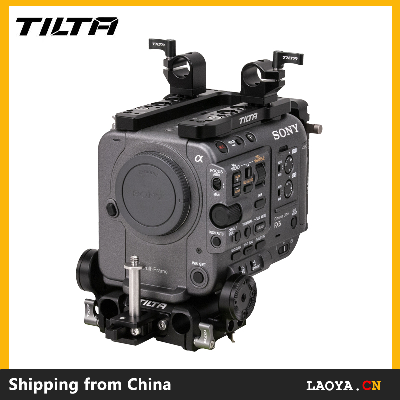 Tilta Camera Cage for Sony FX6 Basic Kit (Without Battery Plate) ES-T20-A สําหรับ Sony FX6 Basic ...