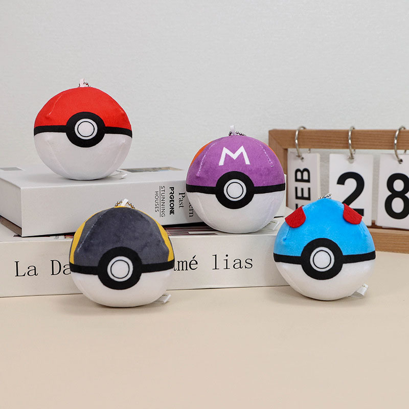 4 รูปแบบ 8 ซม.Pokemon Poké Ball ของเล่นตุ๊กตา Ultra Master Ball ...