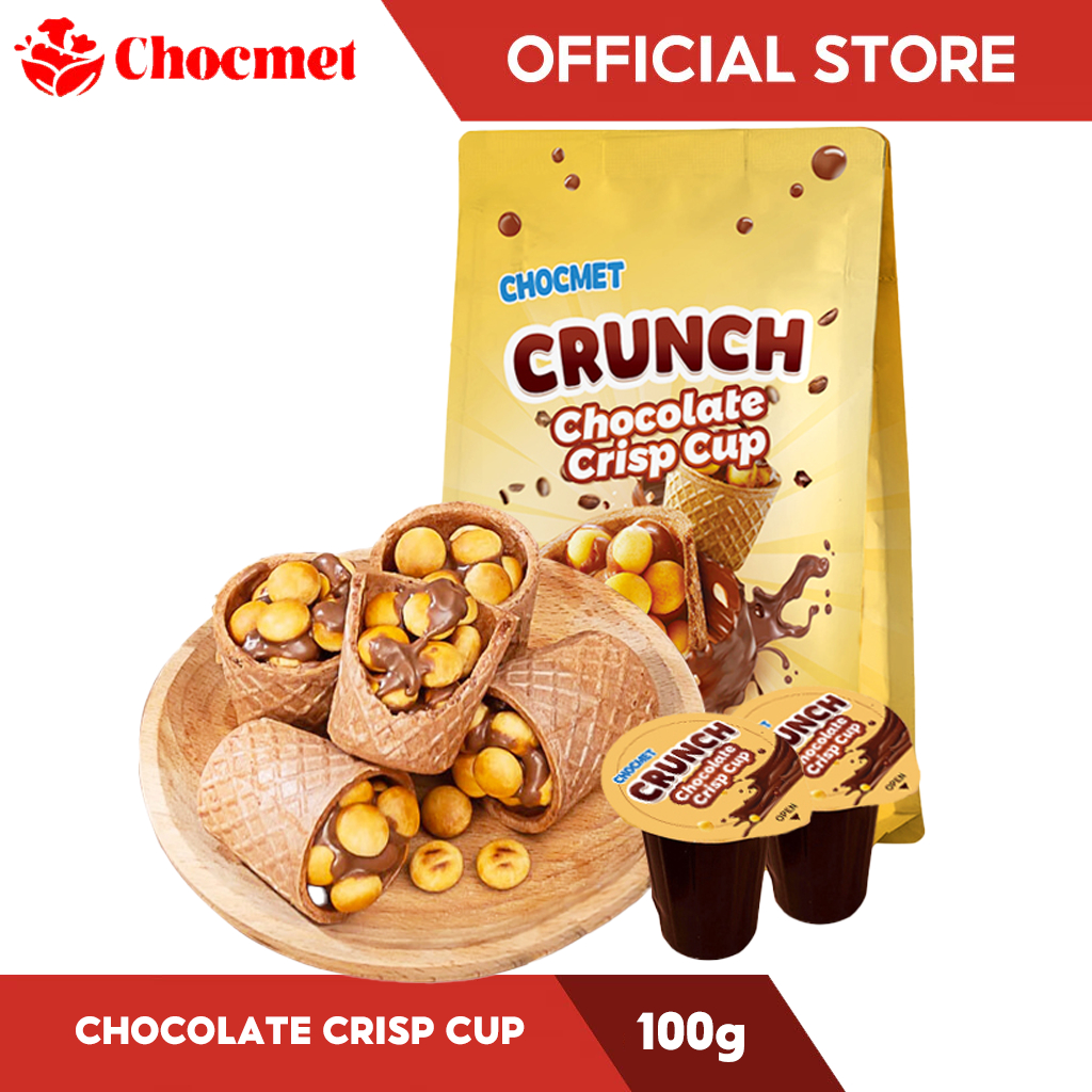 【กรุงเทพฯ การจัดส่งที่รวดเร็ว】CHOCMET คริสปี้ ช็อกโกแลต คริสปี้ คัพ ...
