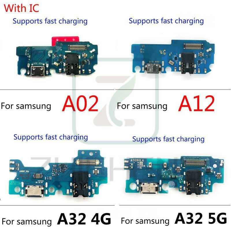 บอร์ดเชื่อมต่อพอร์ตชาร์จ USB พร้อมไมโครโฟน สําหรับ Samsung A32 A02 A12 A52 A72 | Shopee Thailand