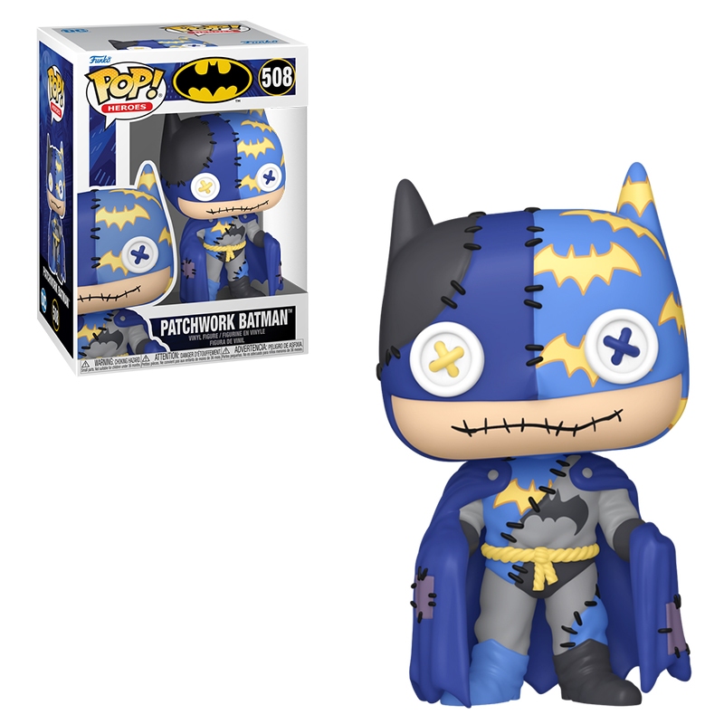 Funko POP ของเล่น PATCHWORK BATMAN DC Multiverse 4 นิ้วตุ๊กตา Figures ...