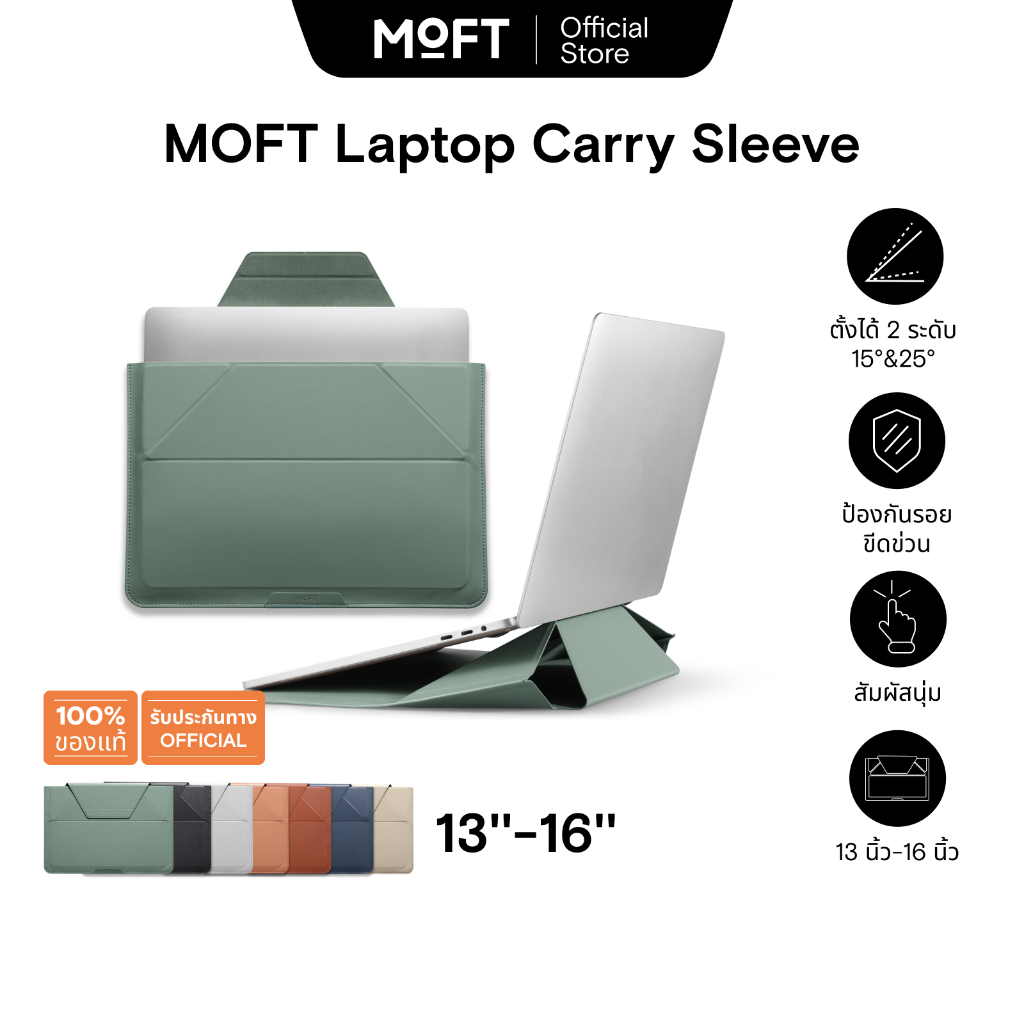 MOFT Laptop Sleeve กระเป๋าแล็ปท็อป แบบบางพิเศษ 13 นิ้ว ~ 16 นิ้ว 1 แพ็ค ...