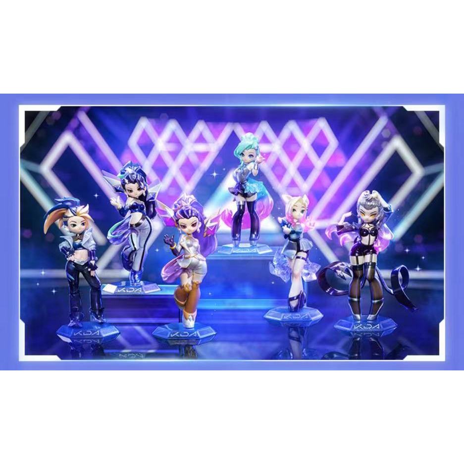 Popmart League of Legends KDA ALL OUT series hand-done blind box ตกแต่ง ...