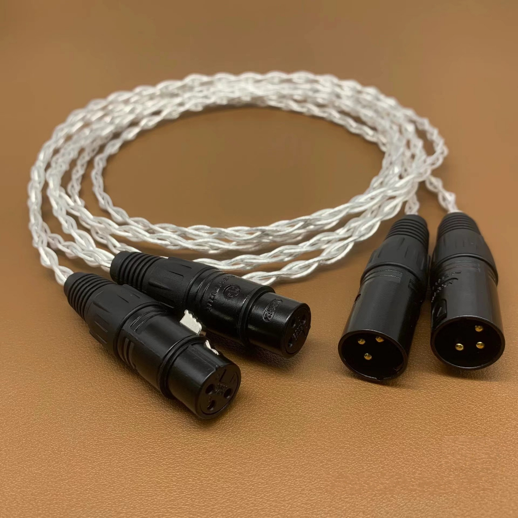 นําเข้าเนเธอร์แลนด์ 5NOCC Sterling Silver Balance Line XLR Canon Signal ...