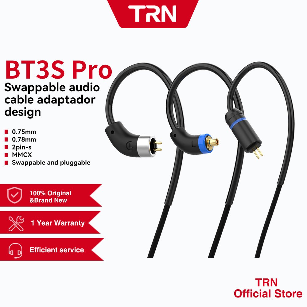Trn BT3S-PRO สายหูฟังบลูทูธสําหรับ TRN KZ QKZ SIMGOT CCA TFZ FiiO Hidizs NiceHCK Shuoer | Shopee ...