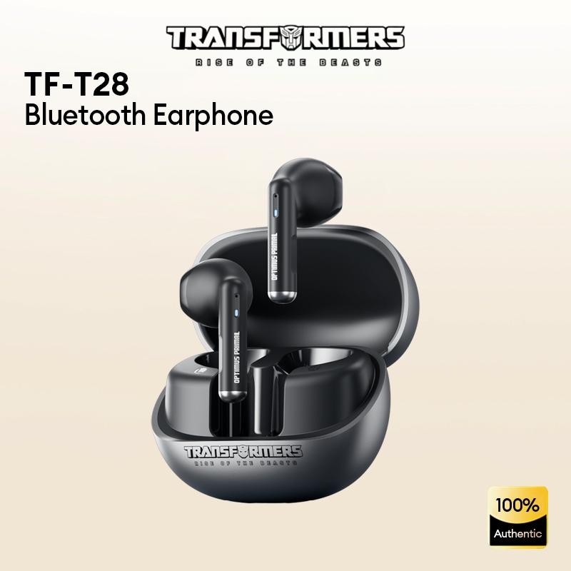 Transformers TF-T28 หูฟังบลูทูธ Smart Touch IPX4 กีฬาเพลงกันน้ํา Dual ...