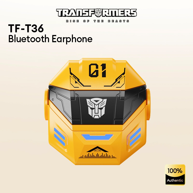 Transformers TF-T36 หูฟังบลูทูธไร้สาย หน้ากากสุดเท่ ลดเสียงรบกวน กัน ...