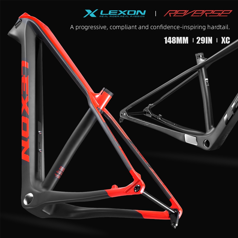 เฟรมจักรยานเสือภูเขา คาร์บอน Lexon 29er XC 148*12 มม. BSA 2023 | Shopee ...