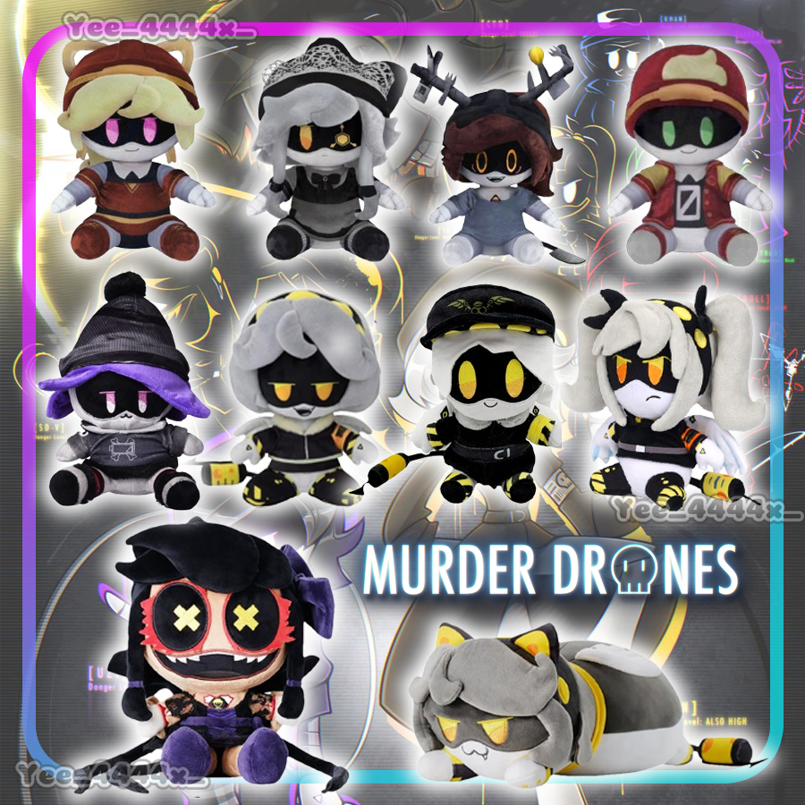 Murder Drones ของเล่นตุ๊กตาเกมอุปกรณ์ต่อพ่วงตุ๊กตาตุ๊กตา UZI ตุ๊กตา/Cyn ...
