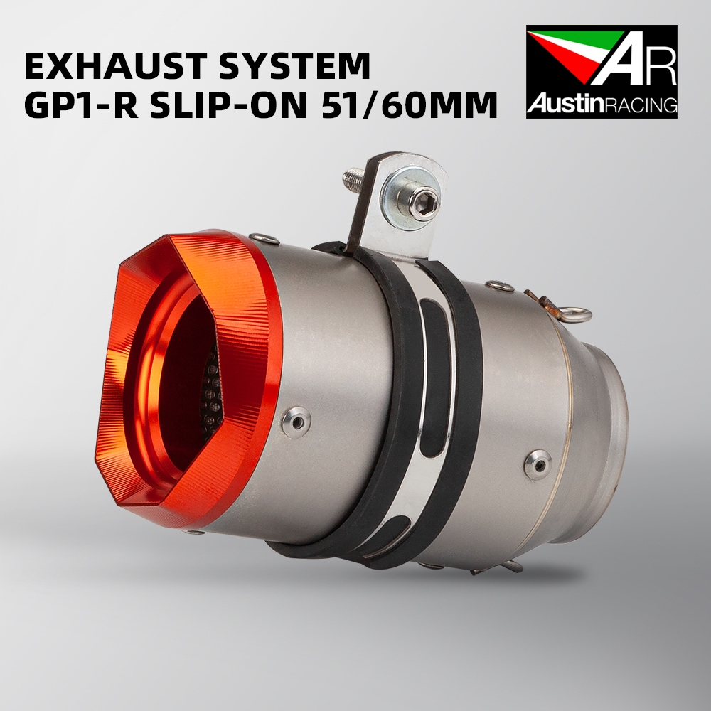 Ar GP1-R ท่อไอเสียรถจักรยานยนต์คาร์บอนไฟเบอร์ระบบส่วนหางตัวเชื่อมต่อ ...