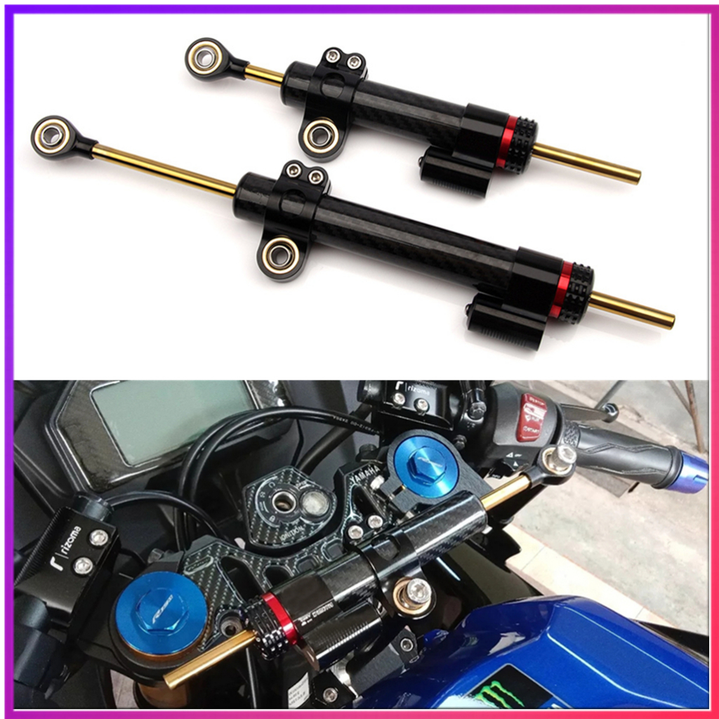 For YAMAHA R15 Y15 MT15 R25 Adjustable Steering Damper Carbon Fiber ...