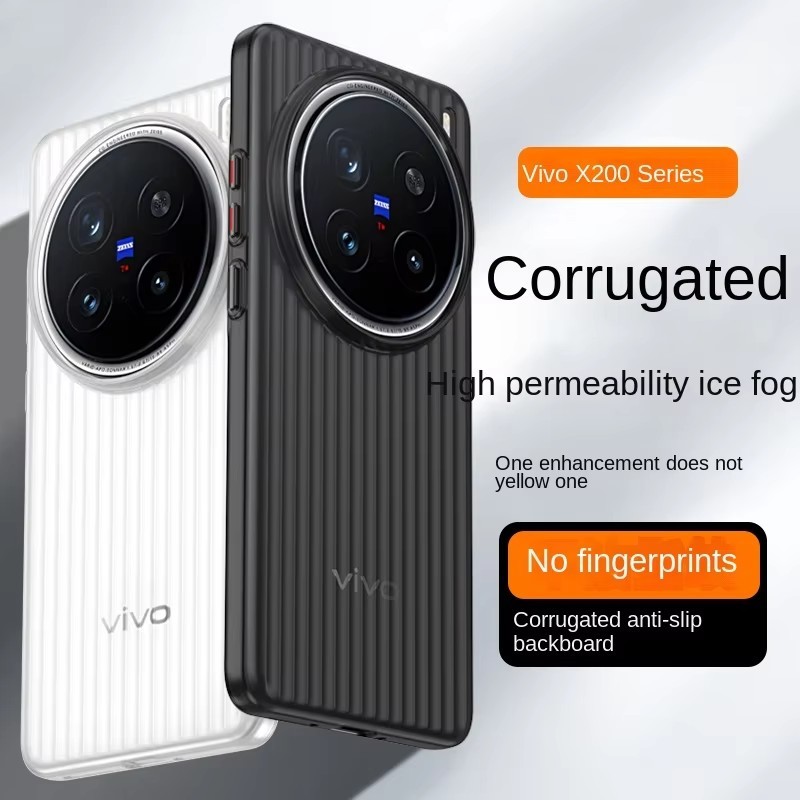สําหรับ VIVO X200 mini x100 x100s x90 Pro ultra Hard PC Matte โปร่งใส Anti-slip ป้องกันปกหลัง ...