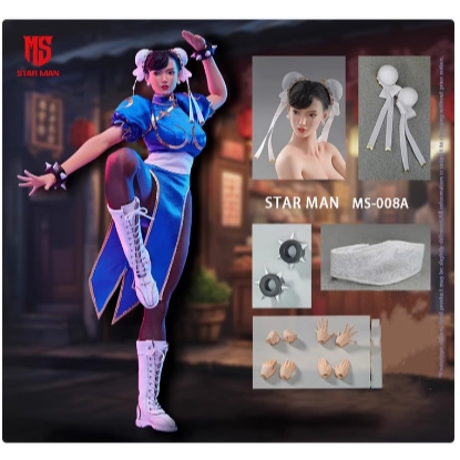Star MAN พิมพ์: 1/6 หญิง Fighter Action Figure MS-008 A/B สองรุ่น | Shopee Thailand