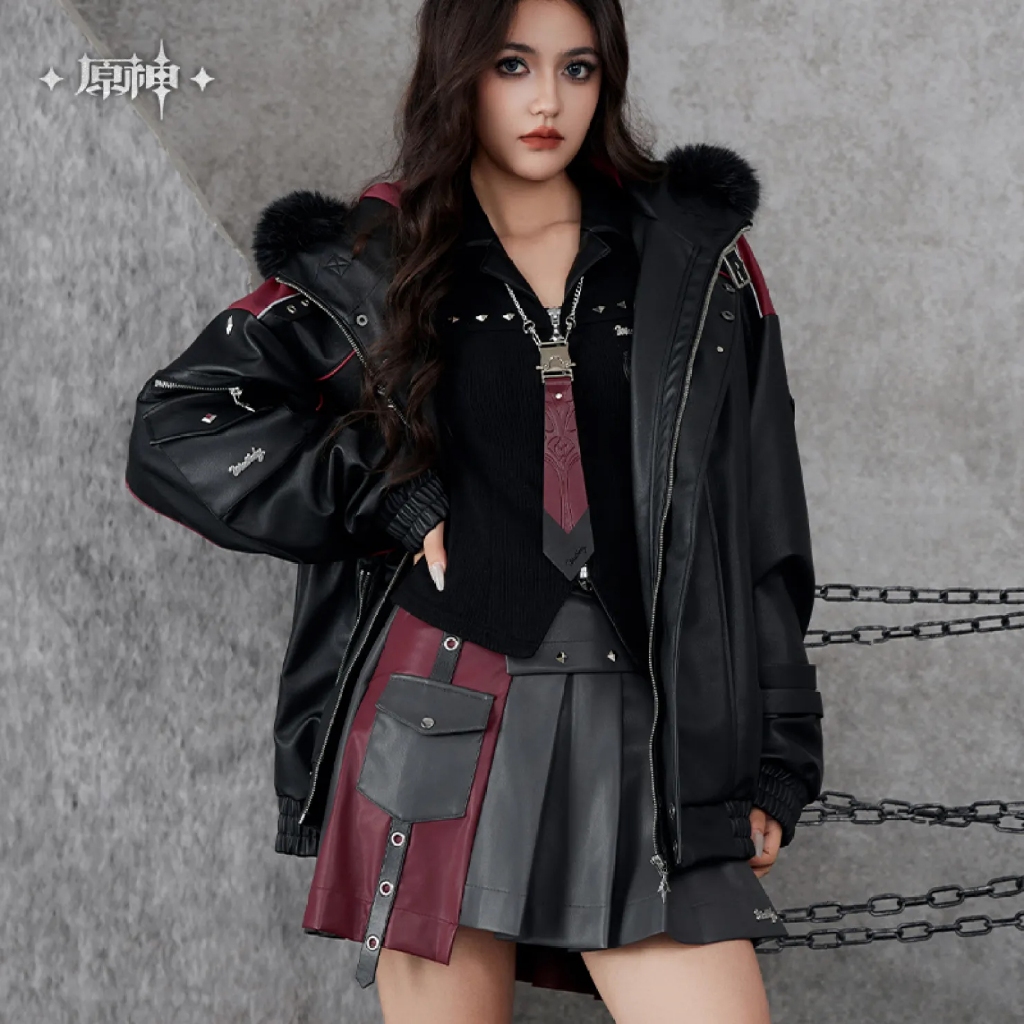 [Yuanshen Official] Leosley Theme Impression Series กระโปรงจีบ Genshin Wriothesley Miha Yuanshen ...