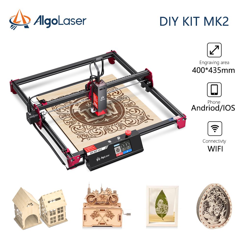 AlgoLaser DIY KIT MK2 10W เครื่องตัดเลเซอร์อะคริลิคไม้เครื่องแกะสลัก ...