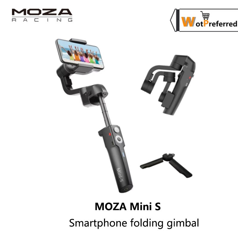 Moza Mini S สมาร์ทโฟนกิมบอล, One-Button ซูมการติดตามวัตถุพับได้ 3 แกน Stabilizerforlphone/Hwei ...