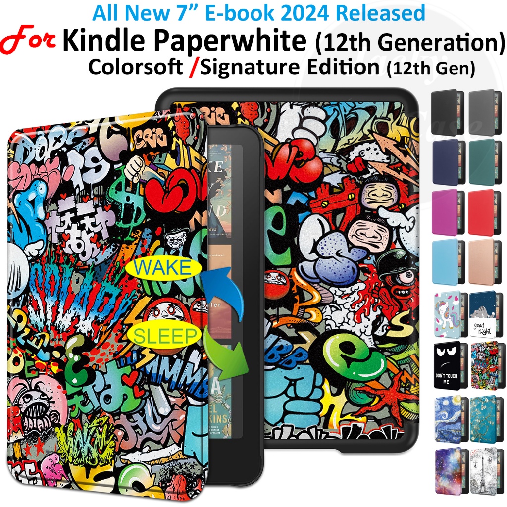 Fit For 2024 New kindle Paperwhite 12th Generation 7" E-book Signature Edition Gen12 /Colorsoft ...