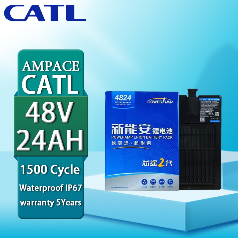 CATL/AMPACE Battery48v 24AH LFP Battery แบตเตอรี่ใหม่เอี่ยม ลุ้นไฟ 0% | Shopee Thailand