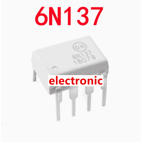 สีขาว 6N137M DIP-8 6n137 6N137M ปลั๊กตรงความเร็วสูง Optocoupler 6n137 | Shopee Thailand