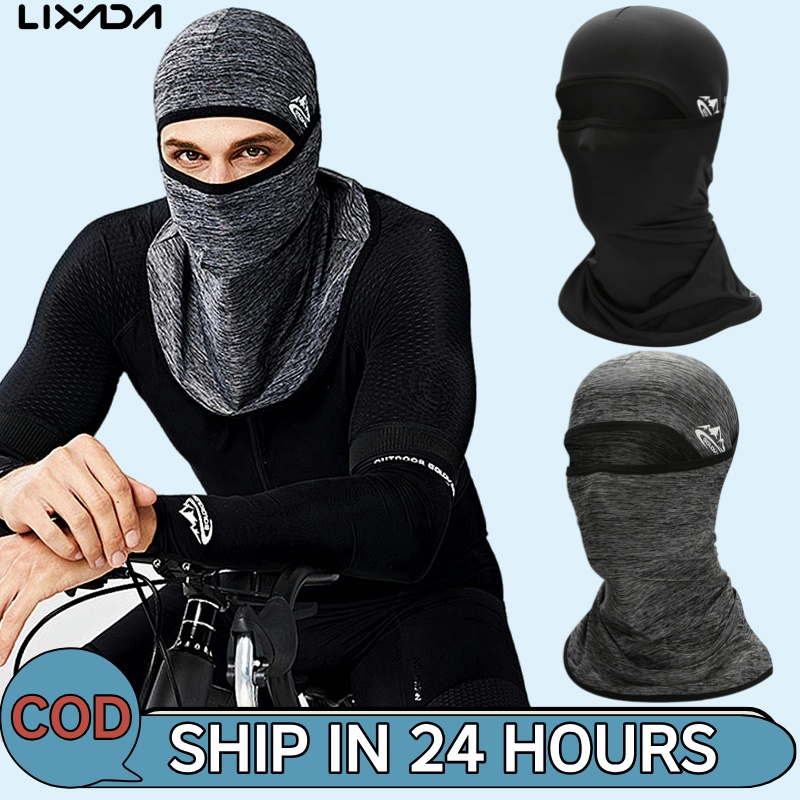 [LIXADA Mall] Cycle Face UPF50+ Helmet Liner Cooling Ice Silk Neck ...