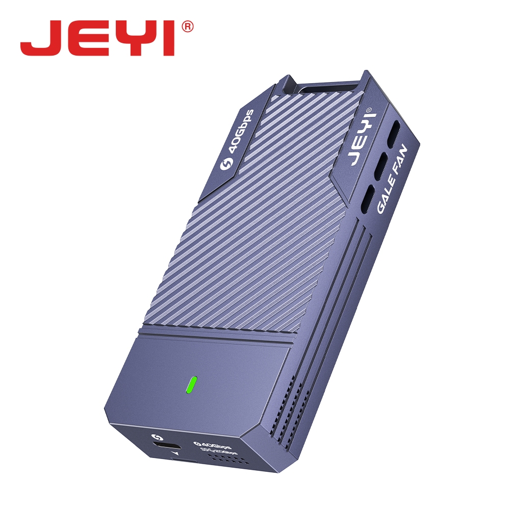 Jeyi เคสโซลิดสเตทไดรฟ์ 40Gbps USB 4.0 M.2 NVMe SSD Enclosure M2 เป็น ...