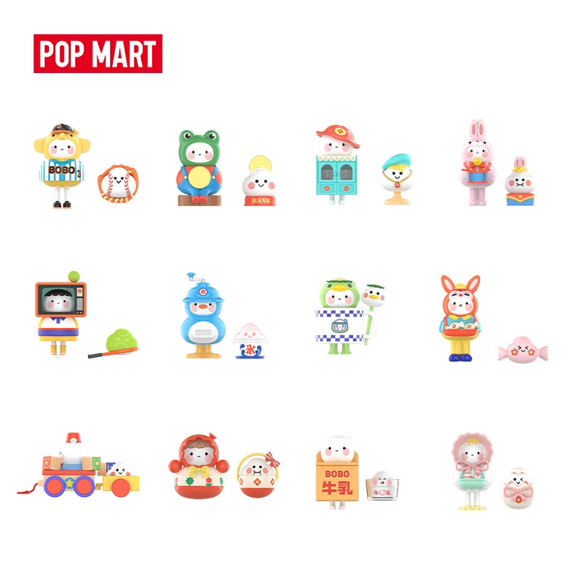 POPMART BOBO & COCO Vintage ZAKKA Series Blind Box Action Toys Figure ...