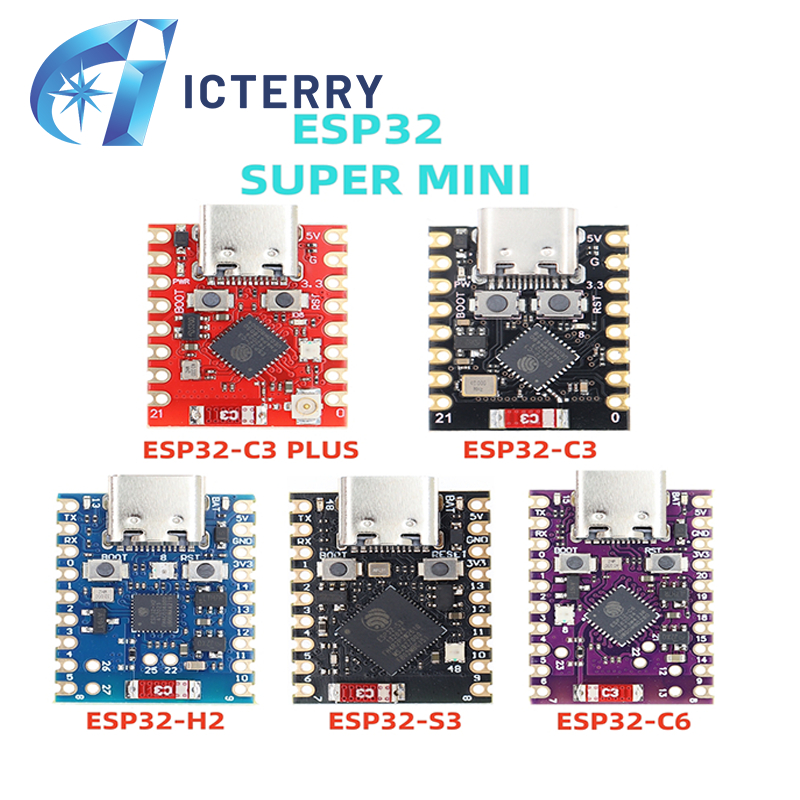 Esp32-c3 ESP32-S3 ESP32-H2 ESP32-C6 บอร์ดพัฒนา ESP32 C3 SuperMini WiFi บลูทูธ ESP32C3 บอร์ดขยาย ...
