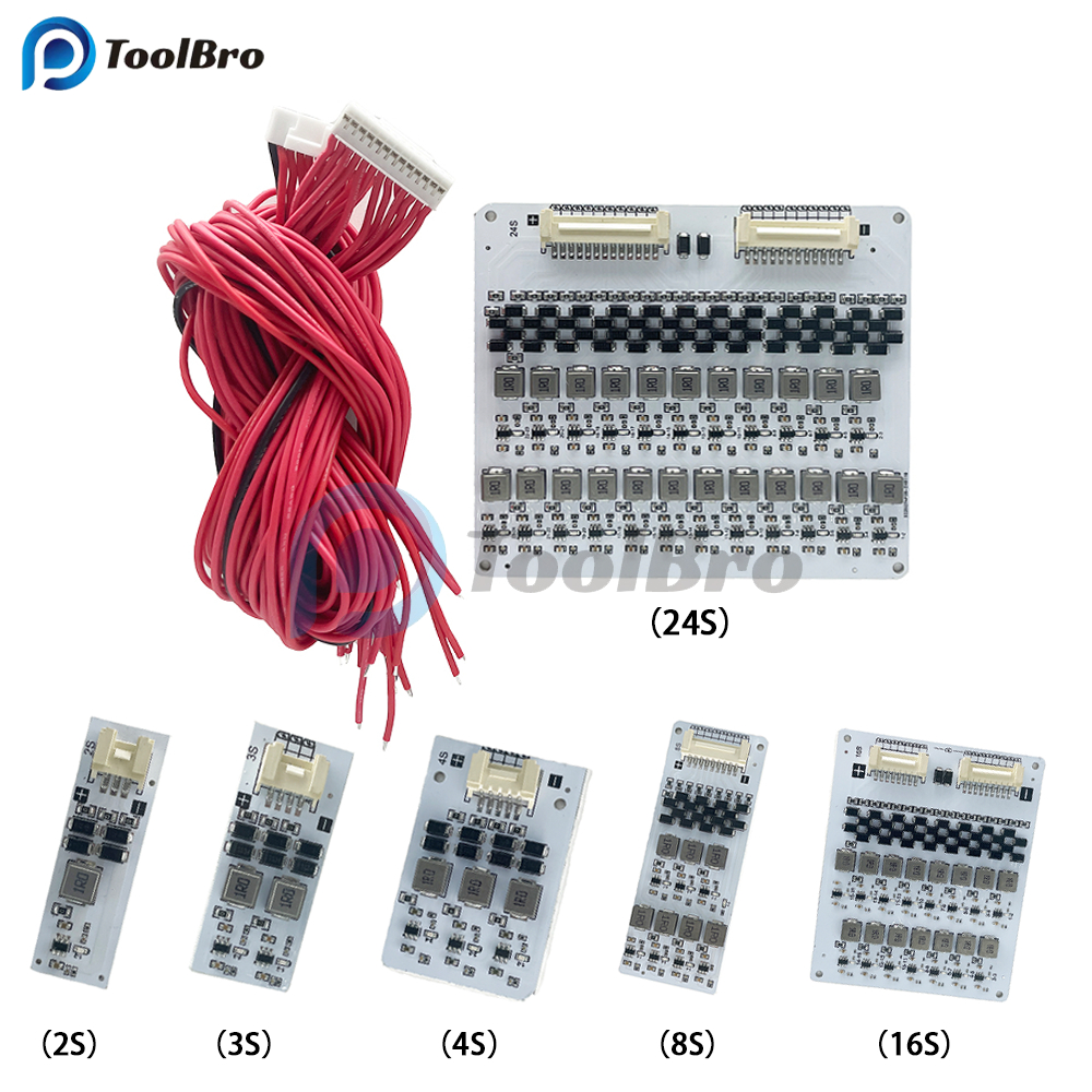 2a 2S-24S High Current Equalizer โมดูล Li-Ion Lifepo4 แบตเตอรี่ลิเธียม ...