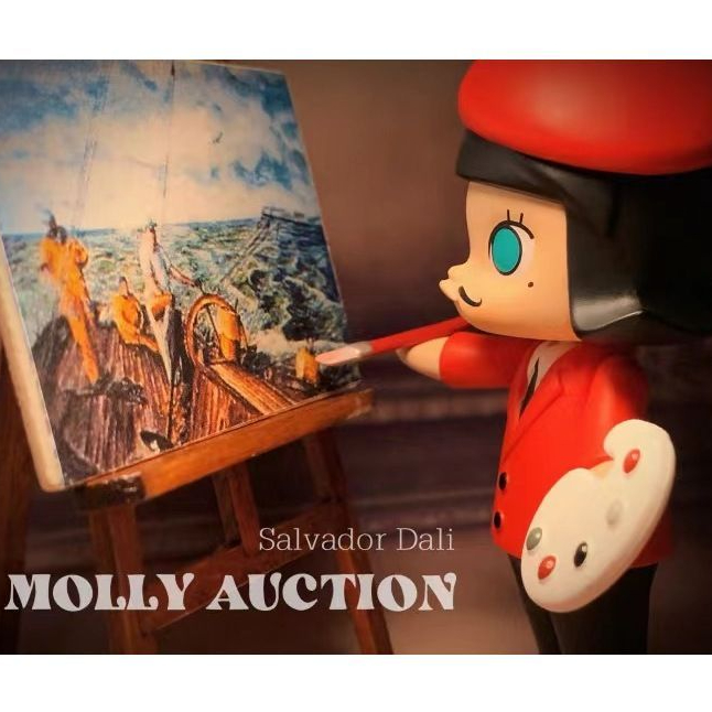 Molly Art Tycoon Series กล่องสุ่ม ตุ๊กตาฟิกเกอร์ pop mart [ของแท้ ...