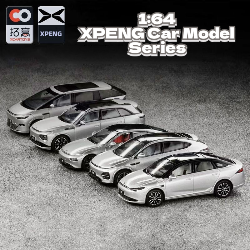 Xcartoys拓意 1/64 XPENG P5 P7 G6 G9 X9 โมเดลรถ รถของเล่น สําหรับเด็กผู้ชาย ของขวัญวันเกิด ของเล่น ...