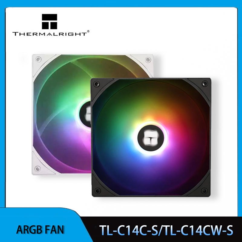Thermalright TL-C14C-S TL-C14CW-S พัดลมระบายความร้อน 140 มม. ARGB CPU พัดลมระบายความร้อน S-FDB ...