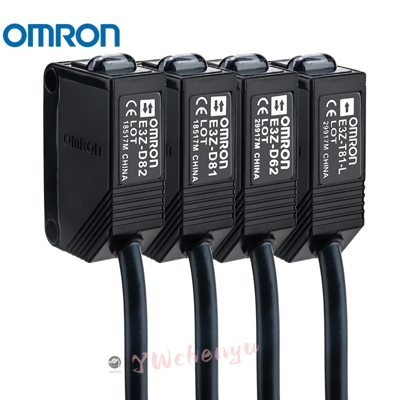 Omron โฟโตอิเล็กทริคสวิตช์ E3Z-D61 D62 D81 D82 R61 R81 LS61 LS81 E3ZG-D62 D61 D81 D82 R61 T81 ...