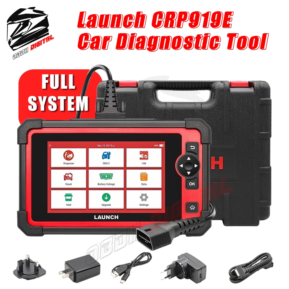 LAUNCH CRP919E / BT ระบบทั้งหมด OBD2 เครื่องสแกนเนอร์รถยนต์เครื่องมือ ...
