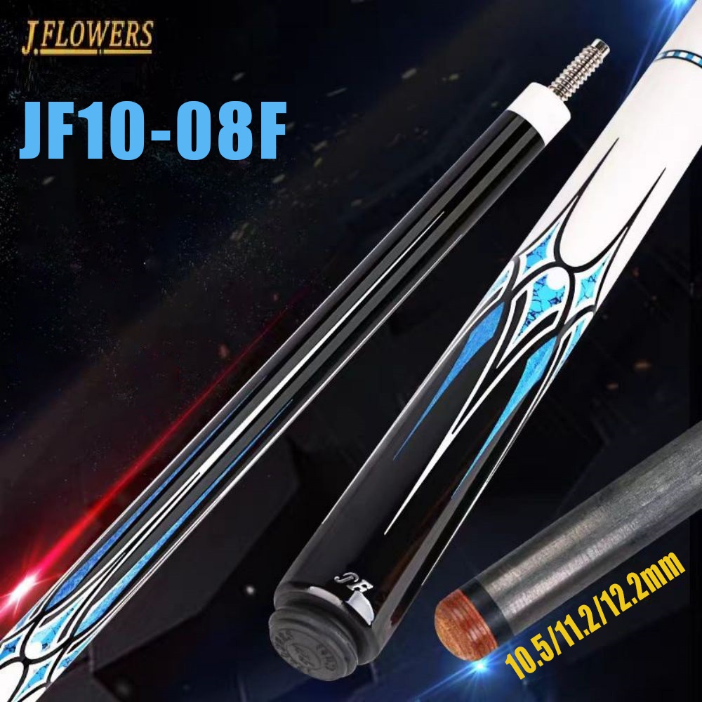 Jflowers คาร์บอนไฟเบอร์ Stick JF10-08F 3/8*11 Joint 10.5/11.2/12.2mm Tip Pool Cue Stick บิลเลียด ...