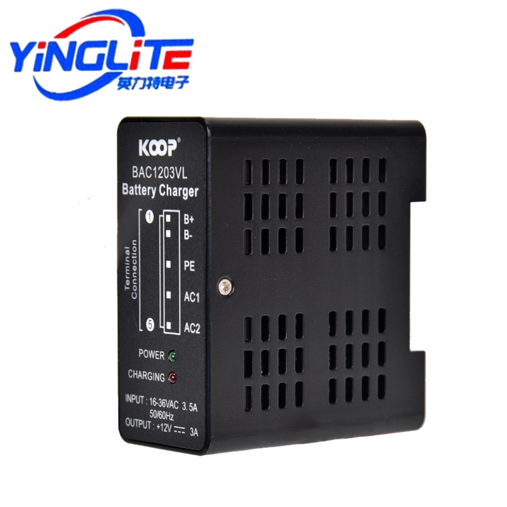 ของแท้ SmartGen Genset อะไหล่ BAC1203VL 3A 12V Mini Smart Float แบตเตอรี่ตะกั่วกรด Auto Charger ...