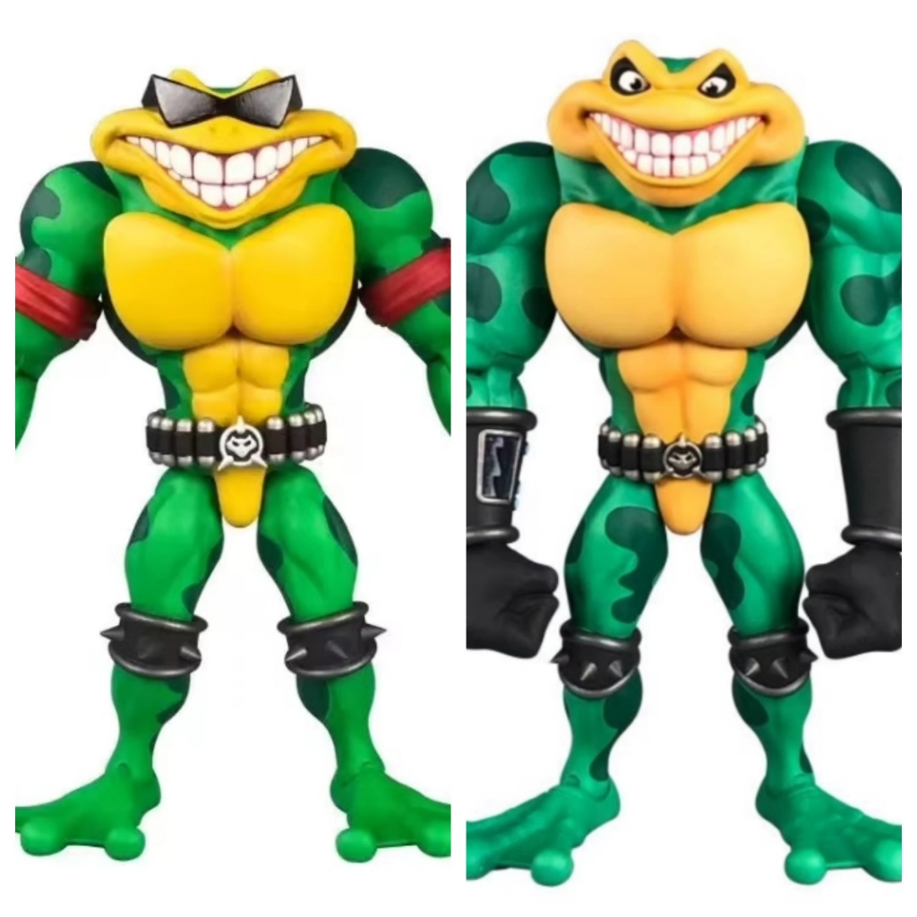 Megalopolis DNA Metropolis Ninja Frog RASH/ZITZ Battletos action figure ...
