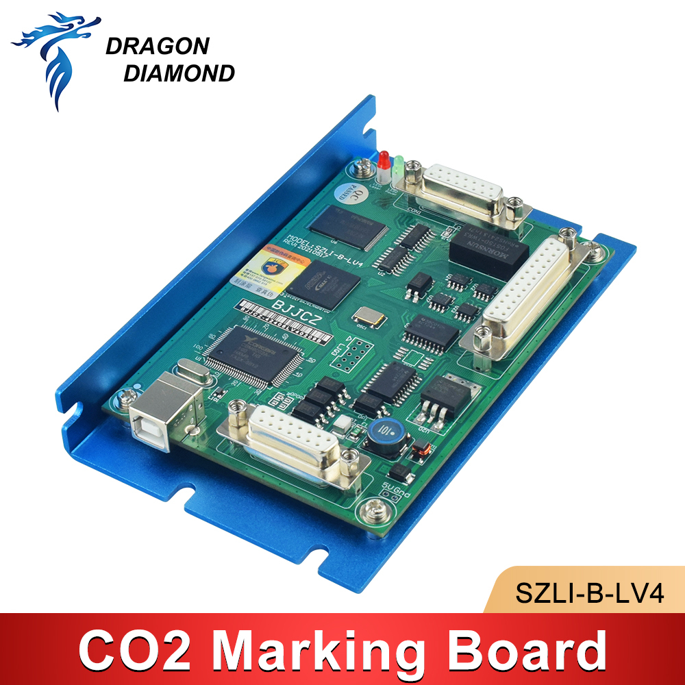 Original JCZ EzCad Co2 เลเซอร์เครื่องหมาย Controller SZLI-B-LV4 เปลี่ยน ...