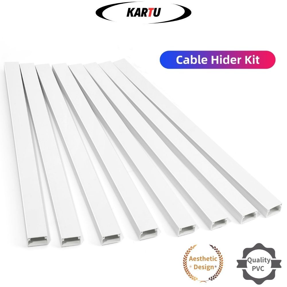 【Ready Stock】5PCS Cord Hider Kit, Cord Covers for Wall ,Cable Concealer ...