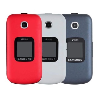 Samsung B311V โทรศัพท์ GSM พลิก 2G dual SIM โทรศัพท์ฝาพับปุ่มใหญ่ ...