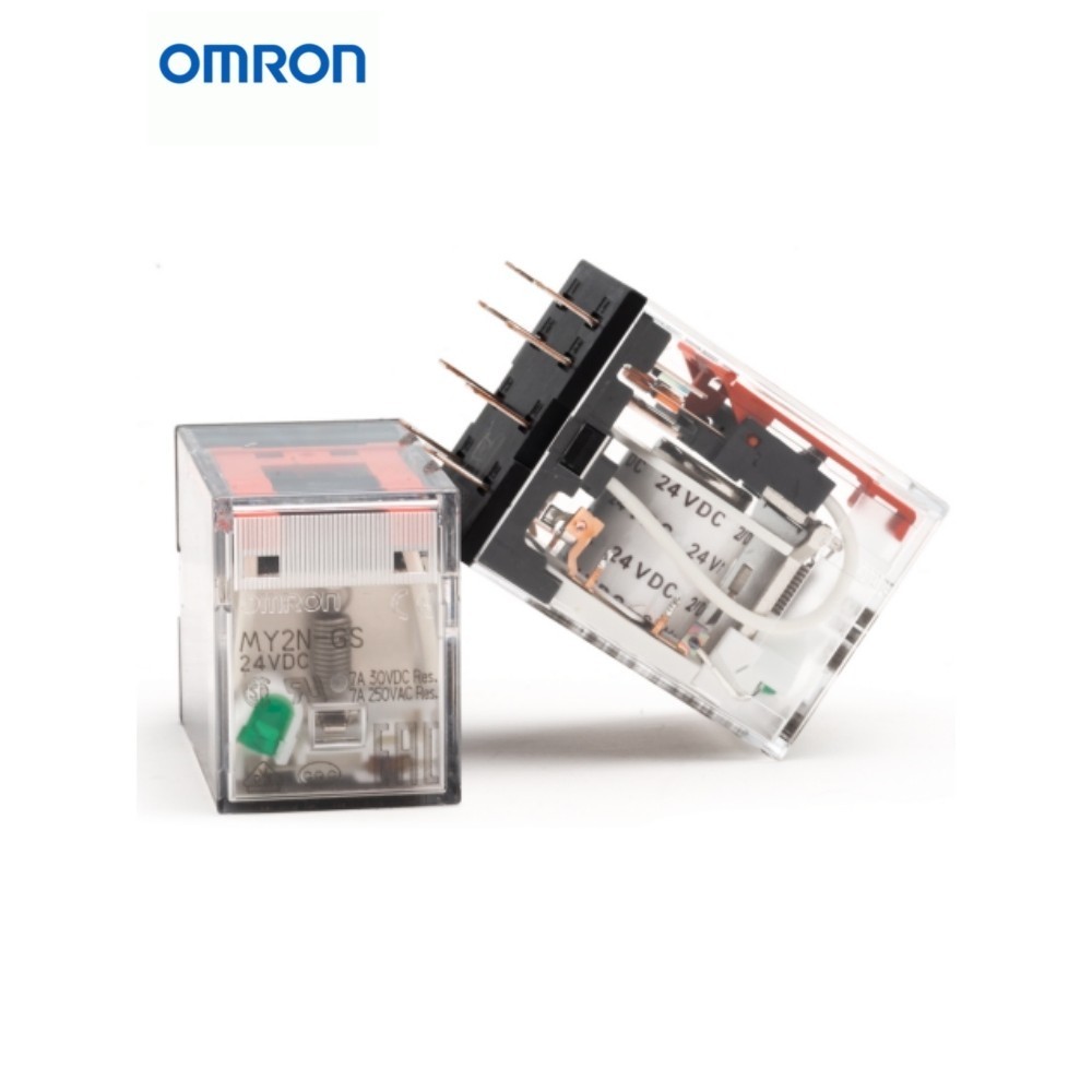 OMRON MY2N-GS DC24V รีเลย์กลางขนาดเล็ก MY4N-GS MY2N-J 4N ต้นฉบับและเป็น ...