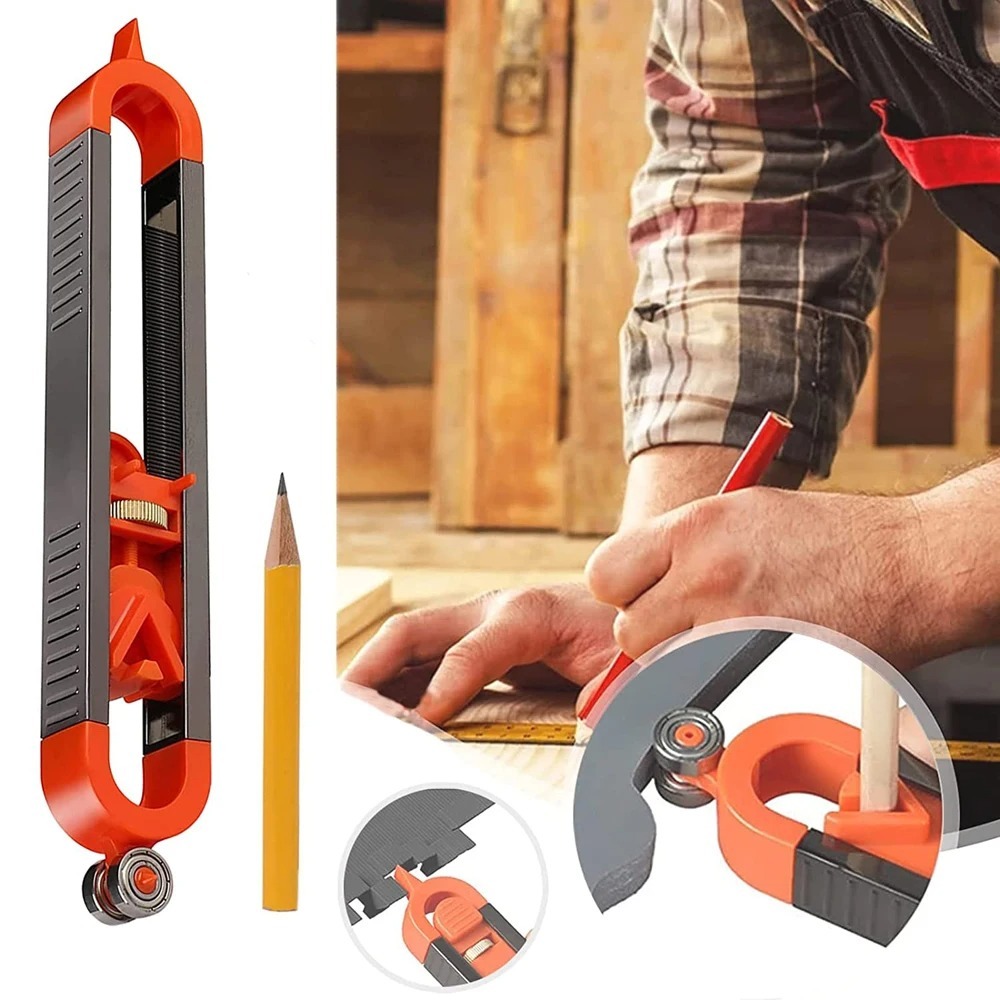 โปรไฟล์ใหม่ Scribing ไม้บรรทัด Contour Gauge พร้อมล็อคที่แม่นยํา Scibe ...