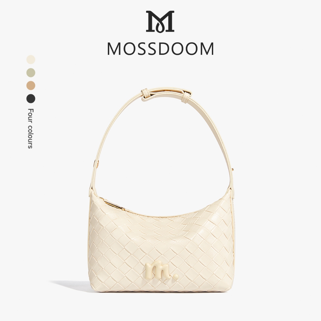 MOSSDOOM Celestia Bag กระเป๋าสะพายลายจักสาน ดีไซน์สวยหรู สายปรับได้ถึง9 ...