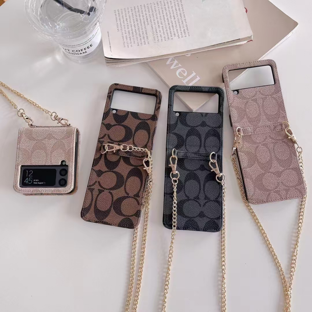 Street Wear Messenger Chain Samsung หน้าจอพับ Z Flip 6 Z Flip 5 4 3 เคส ...